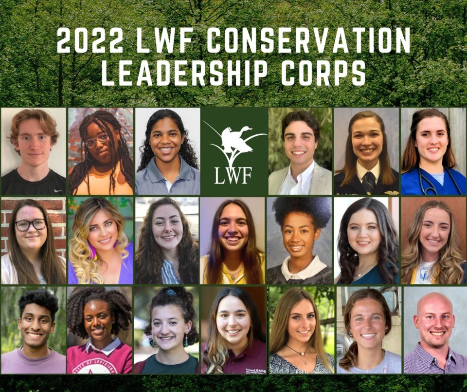 LWF Announces 2022 Conservation Leadership Corps Students